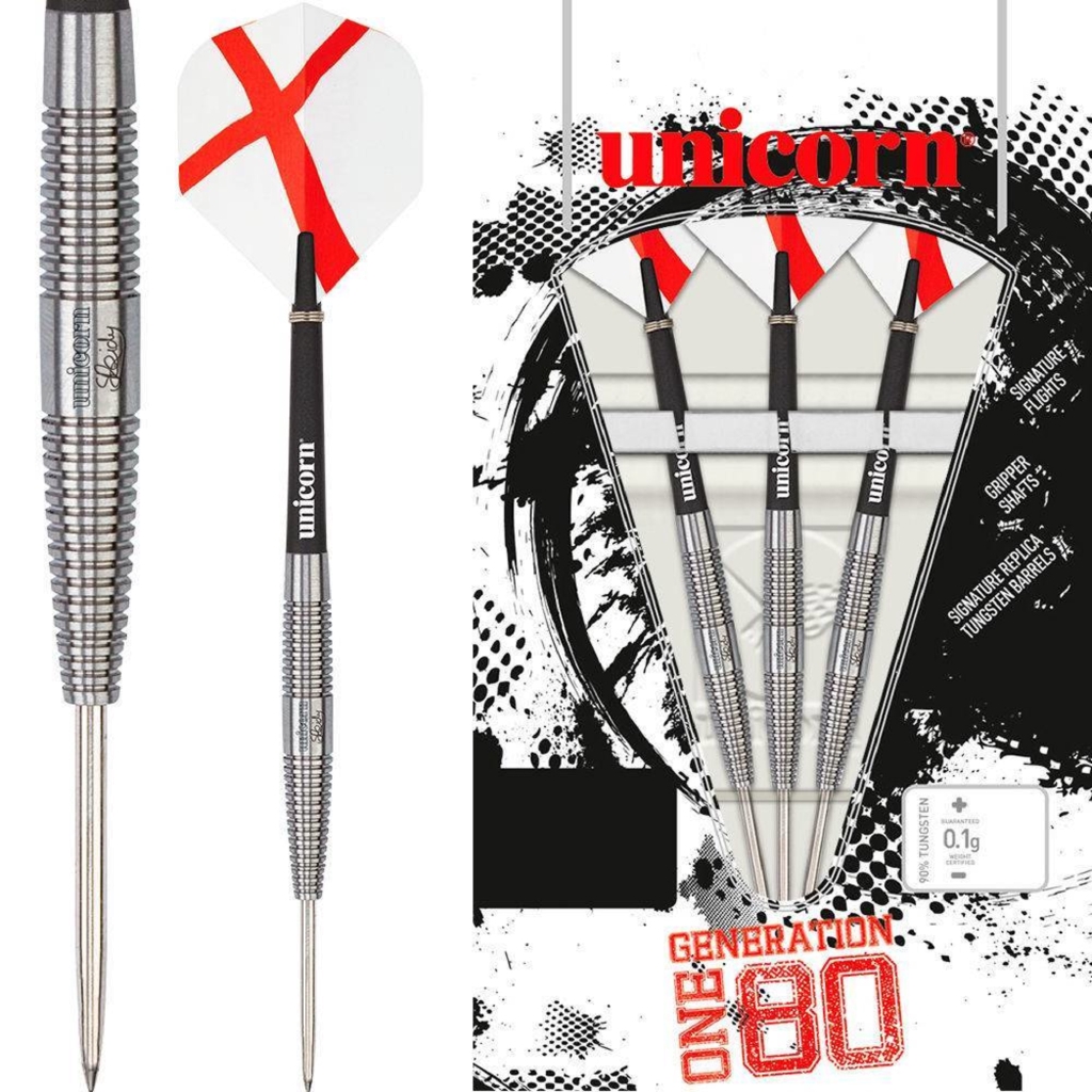 UNICORN STEEL TIP DART - GENERATION 0NE80 SHANE REIDY 95% TUNGSTEN (25G) | Shopee Malaysia