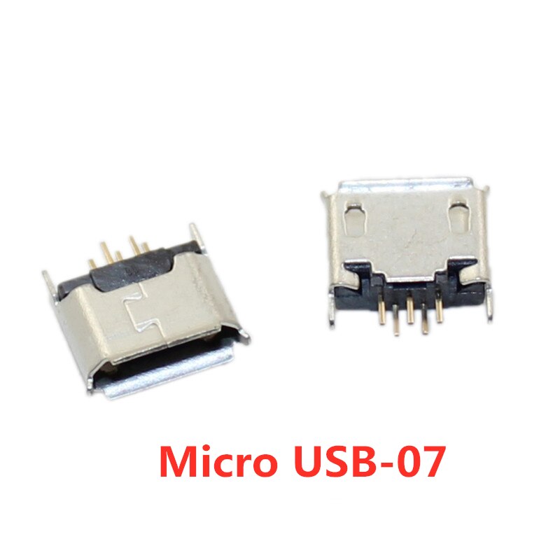 10pcs/lot Micro USB 5 Pin SMT Socket Connector Type B Female Placement ...