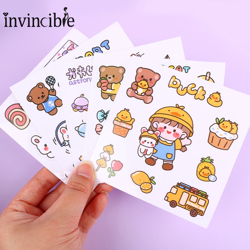 Random Cute Mini Paper Sticker Decoration/ DIY Diary Scrapbooking Label ...