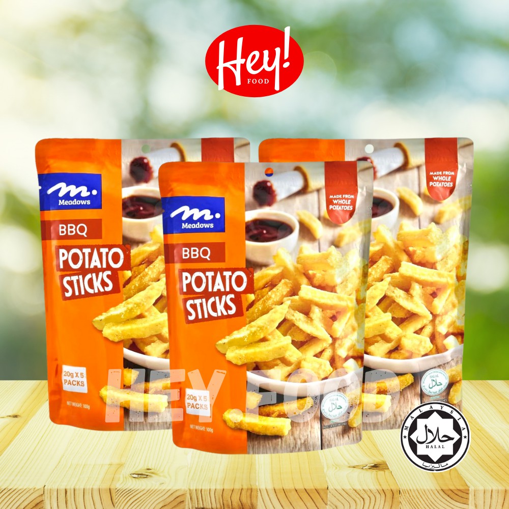 MEADOWS Potato Sticks (20g x 5 packs) Truffle/ Tomato/ Original/ BBQ ...