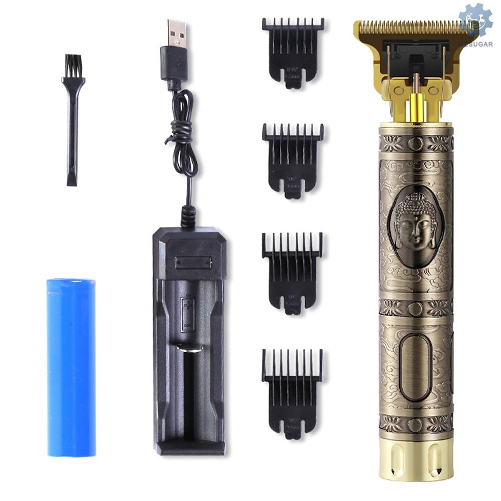 Retro Time Buddha Hair Clipper Hair Salon Engraving Electric Oil Head ...