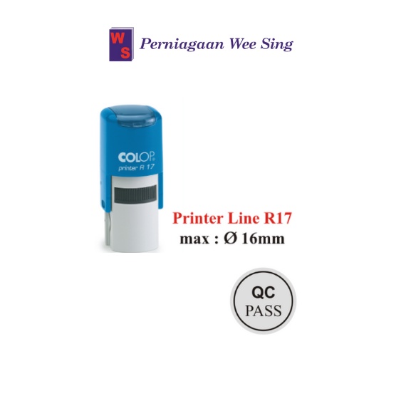 [WEE SING] Colop R24 COP |CHOP | STAMP |Max Dia 23mm (Custom Make CHOP) | Shopee Malaysia