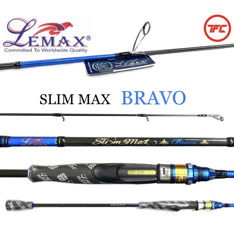 LEMAX Slim Max Bravo Jigging Spinning Rod Slimmax | Shopee Malaysia