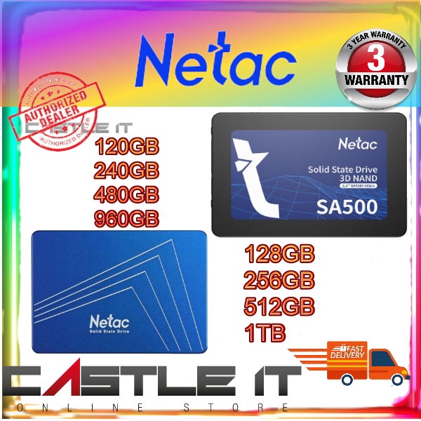 Netac SA500 / N535S / N600S 120GB 240GB 256GB 480GB 512GB 1TB SSD Sata ...