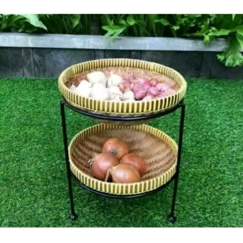 Onion Rack/2-Tier Spice Rack | Shopee Malaysia