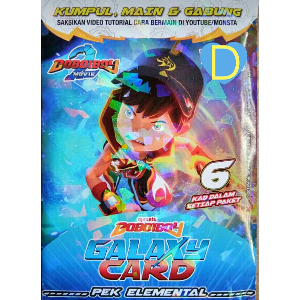 BOBOIBOY GALAXY CARD / KAD PEK FUSHION ( SINGLE PACK ) | Shopee Malaysia