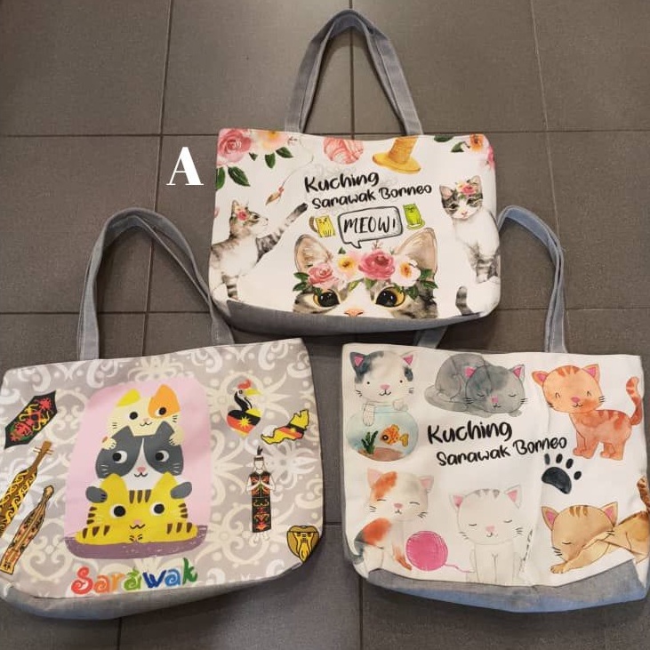 Tote Bag Yang Unik Dan Comel Dari Sarawak | Shopee Malaysia