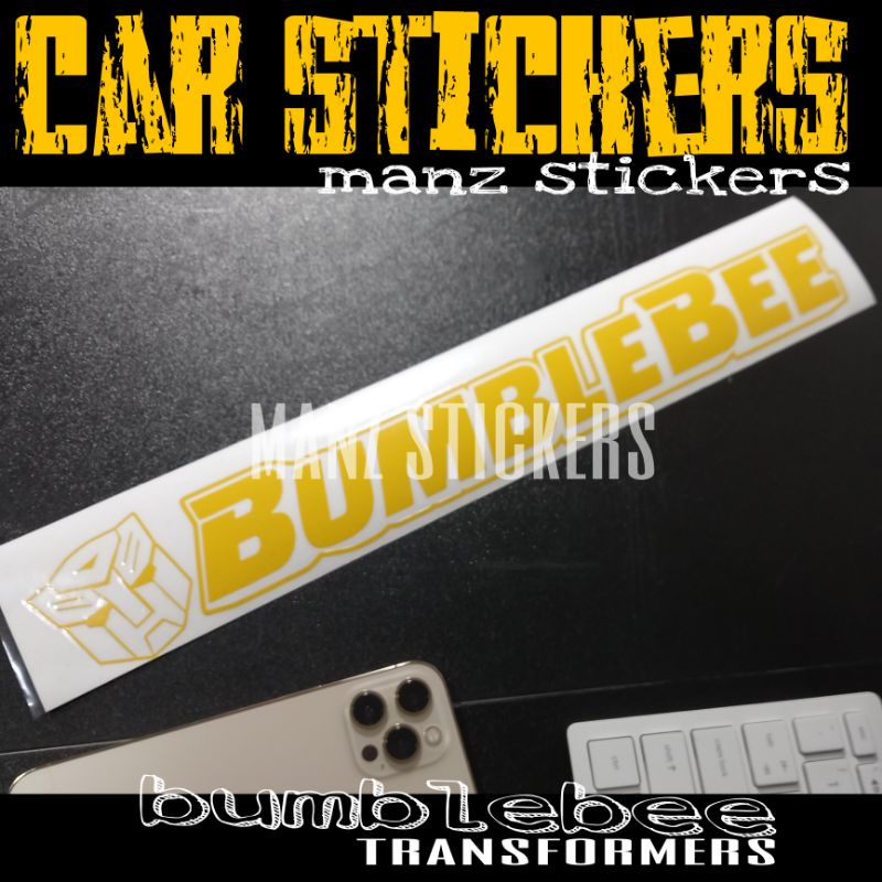 [24 HOURS SHIP] STICKER KERETA BUMBLEBEE TRANSFORMERS DESIGN1 / CAR ...