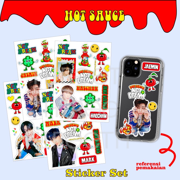 Sticker HOT SAUCE nct dream Sticker set haechan renjun jaemin jisung ...