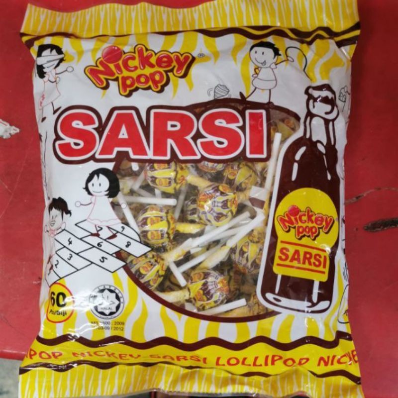 Nickey pop Lollipop sarsi lolipop(60pcs) | Shopee Malaysia