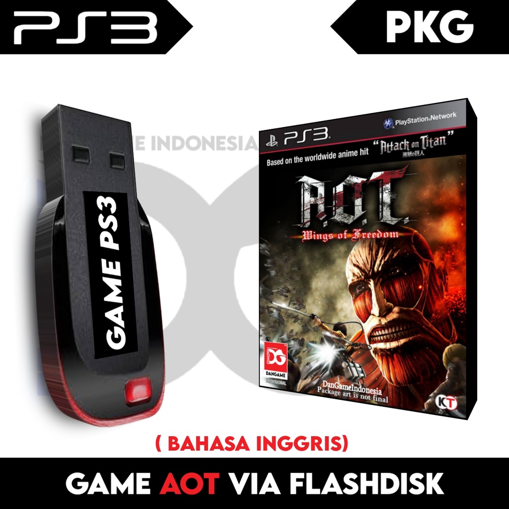 AOT Attack On Titan PS3 Game English (PKG) | Shopee Malaysia