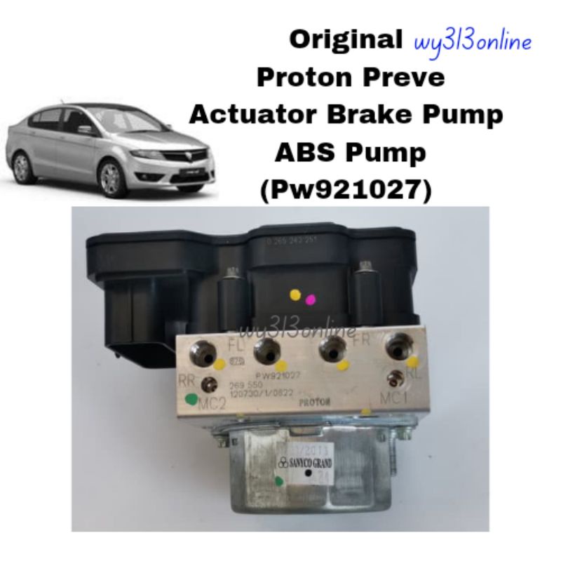 Original New Proton Preve ABS Pump Actuator Brake Pump Pw921027 ...