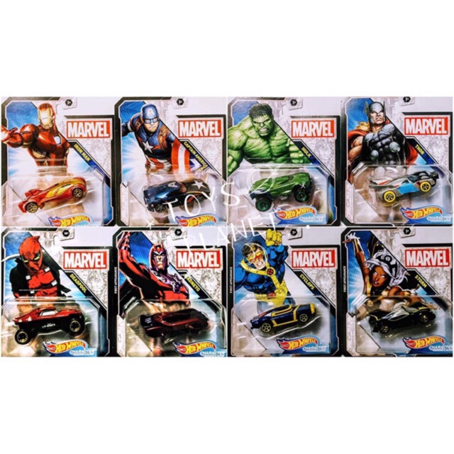 {ORIGINAL} HOT WHEELS MARVEL CHARACTER CARS--Iron Man/Thor/Hulk/Captain ...