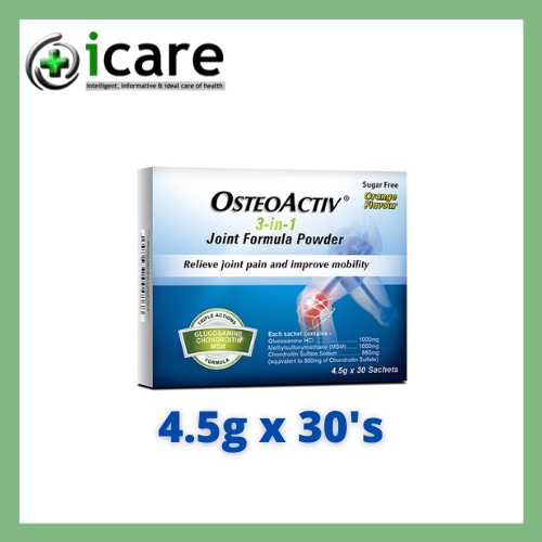 OSTEOACTIV JOINT FORMULA POWDER 4.5G X 30'S ( EXP DATE : 04/2025 ...