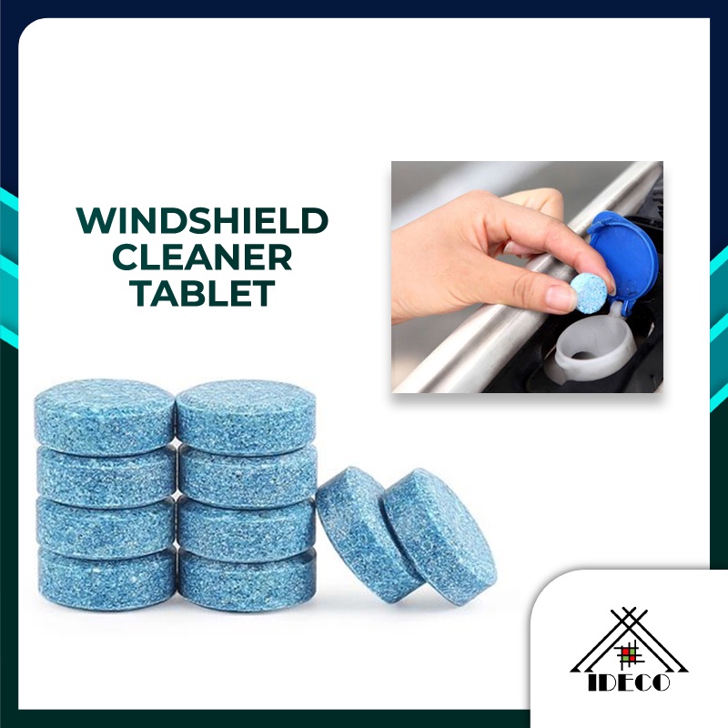 iDECO™ 1 UNIT Car Windshield Cleaner Glass Cleaner Car Solid Wiper ...