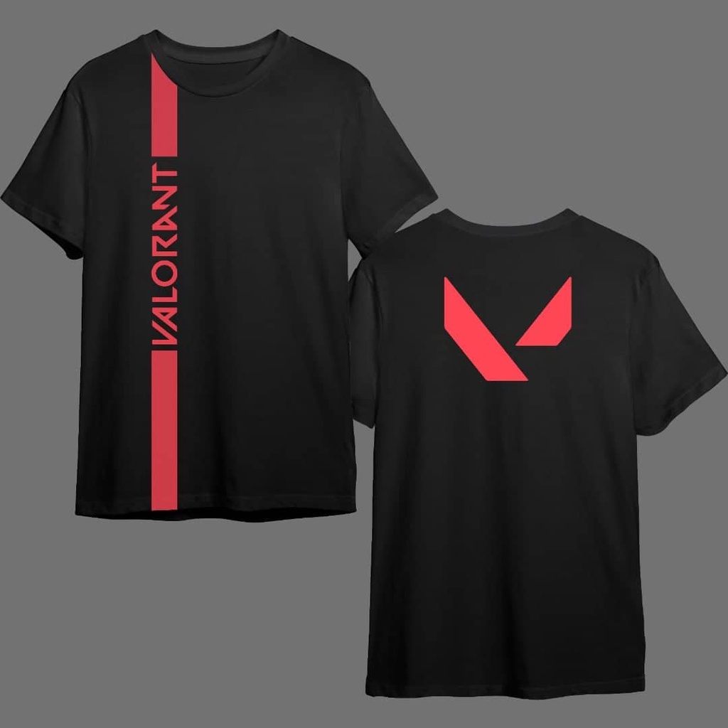 Valorant T-Shirt Cotton Round Neck Black 1 | Shopee Malaysia