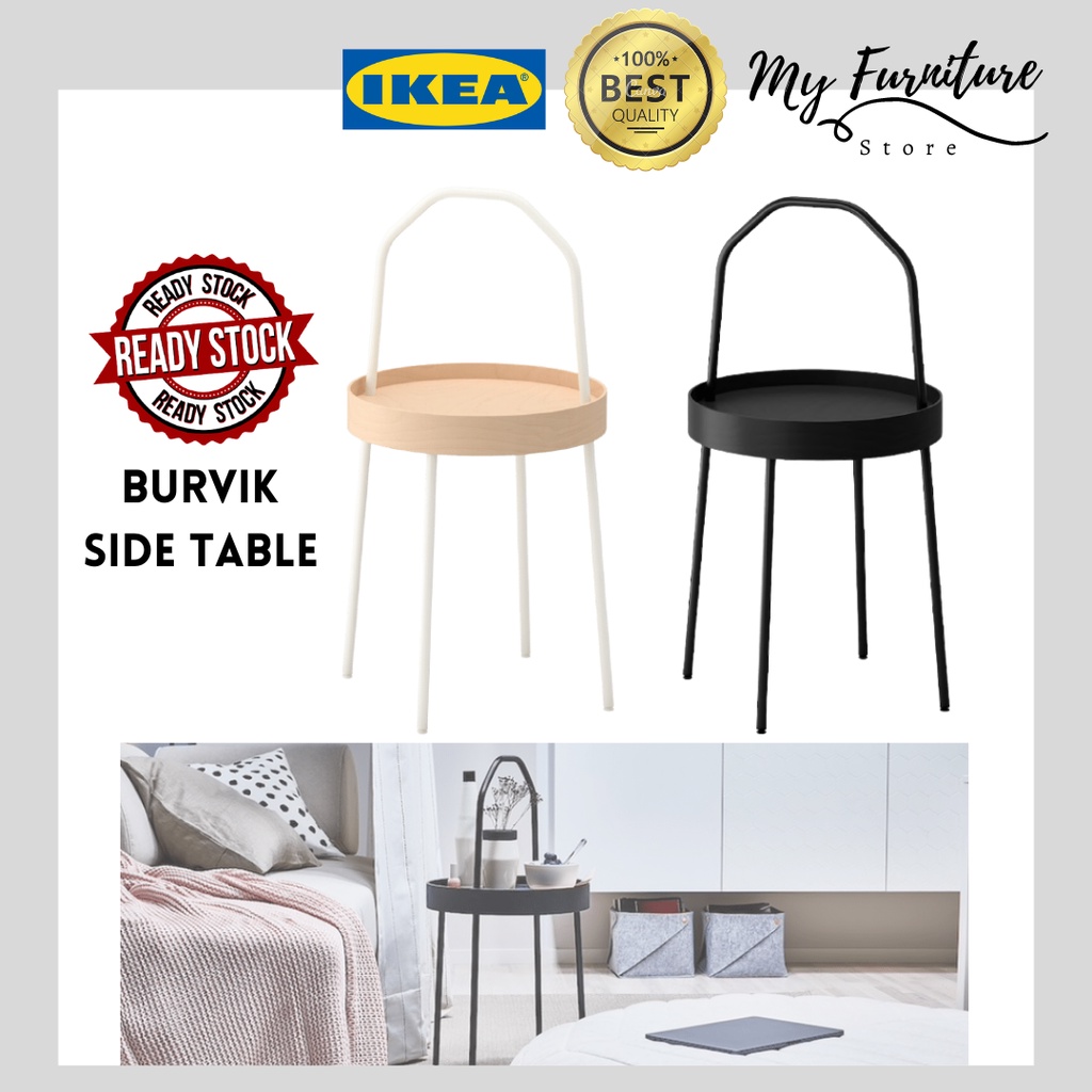 IKEA Burvik Side Table 38cm | Coffe Table | Bedside Table | Meja Sisi ...