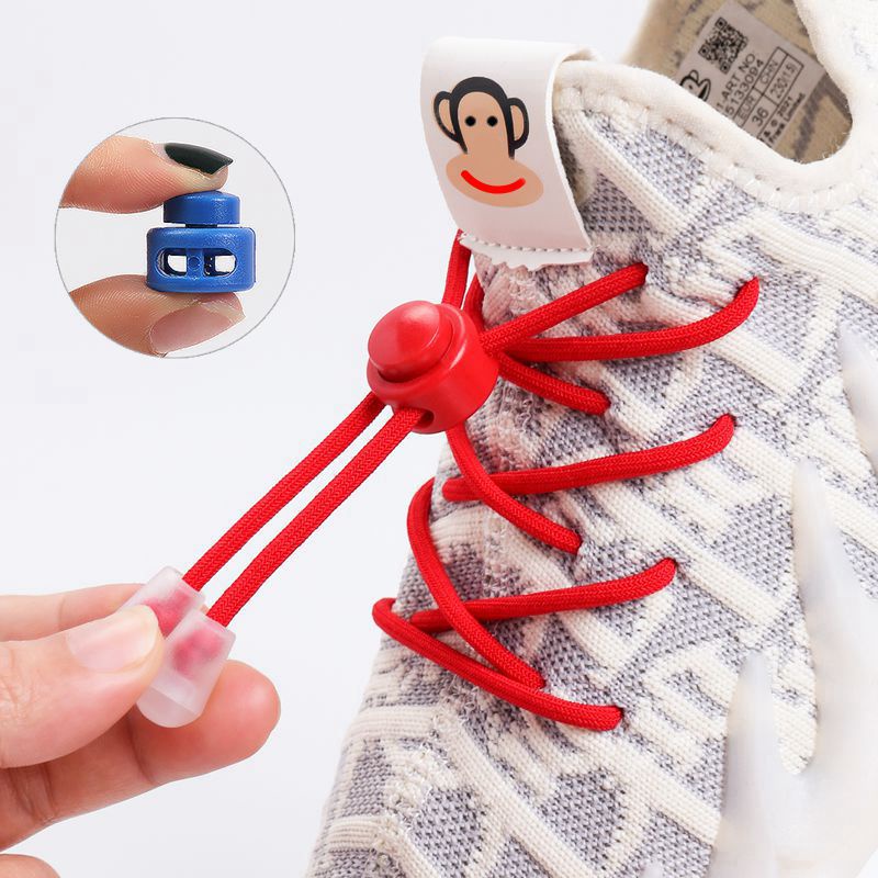 Elastic Round Rubber Bands Shoelaces Shoe laces for Sneakers Basketball ...