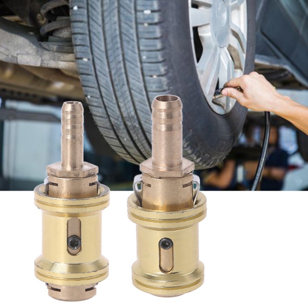6.5/8mm Car Tire Valve Clip Pump Nozzle Clamp Solid Brass Quick Connect ...