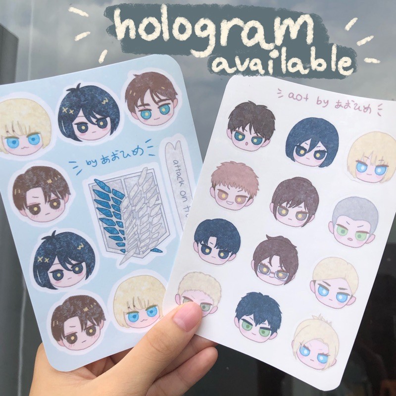 Attack on Titan Sticker | Shingeki no Kyojin Levi Ackerman Mikasa Eren ...