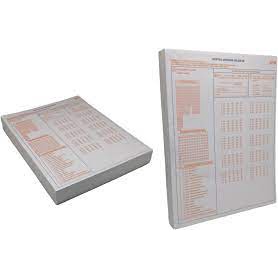 Objectif answer Sheet / Kertas OMR Objektif UPSR & SPM / Kertas Jawapan objektif (480 Sheets ...