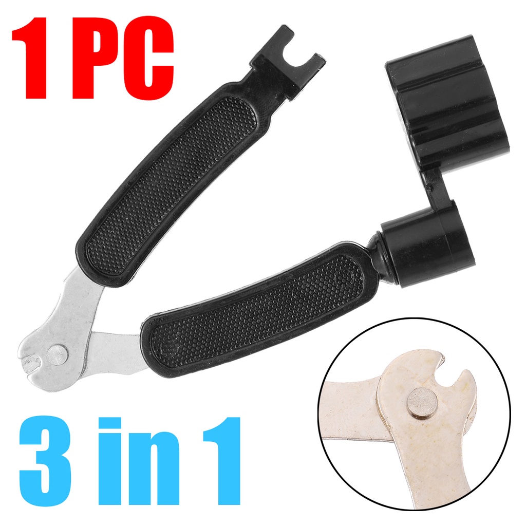 3 in 1 Tool Guitar Winder String Cutter Pin Puller for Guitar Banjo ...