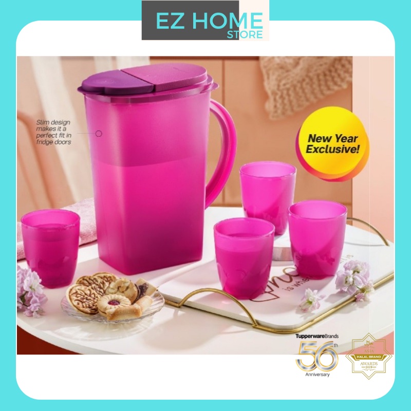 Tupperware -Camellia Collection Serveware Set /Dining Pitcher 3.7Lx2 ...
