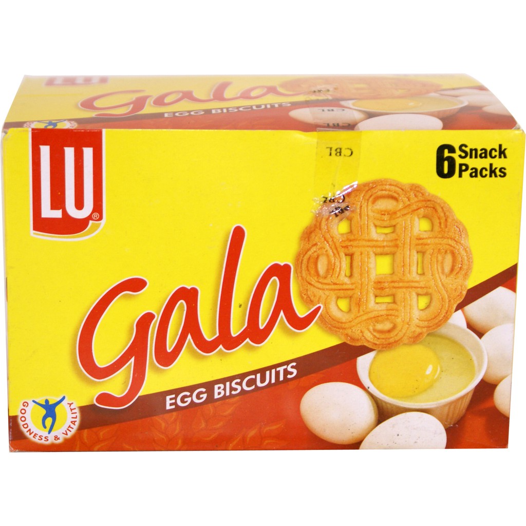 LU Gala Egg Biscuits (10 Packs Box) | Shopee Malaysia