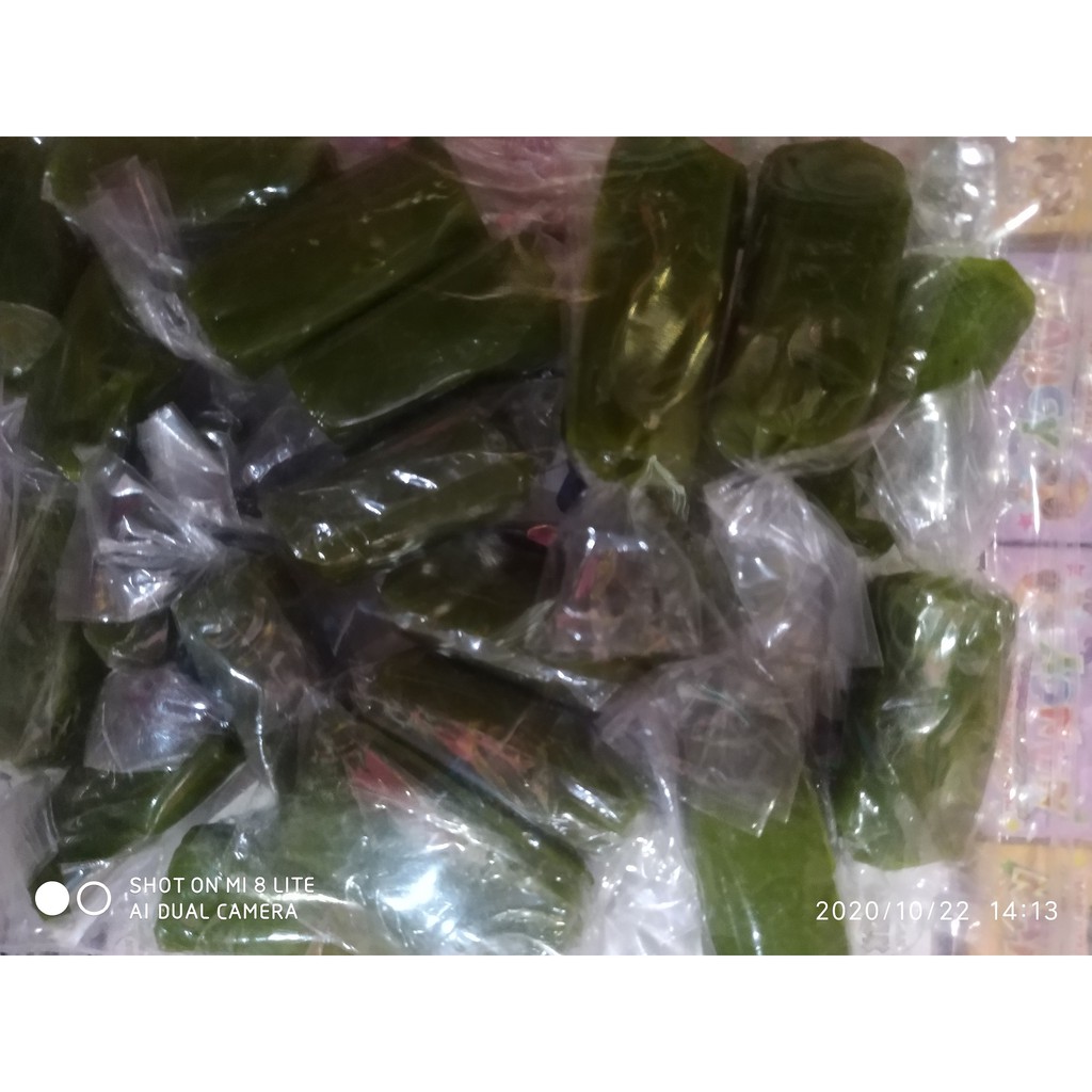 Pandan COCONUT MILK CANDY, PANDAN COCONUT MILK BON-BON CONTAINS 20 PCS ...