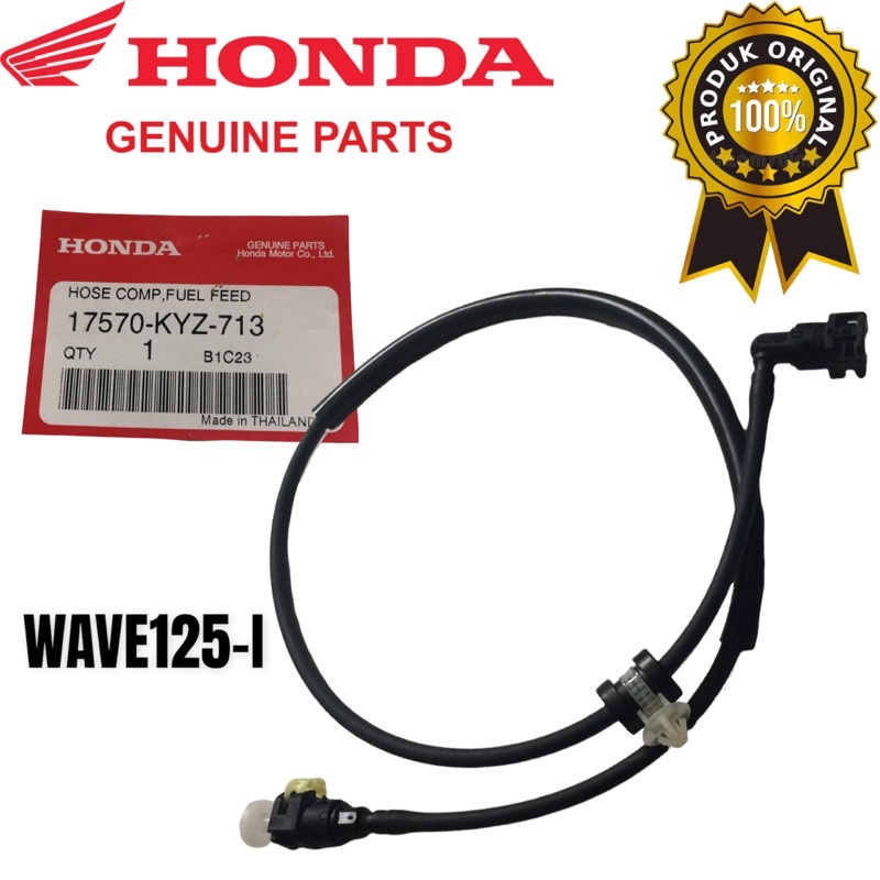 WAVE125 FI FUTURE FI 100% ORIGINAL FUEL HOSE COMP HOSE COMP FUEL FEED ...