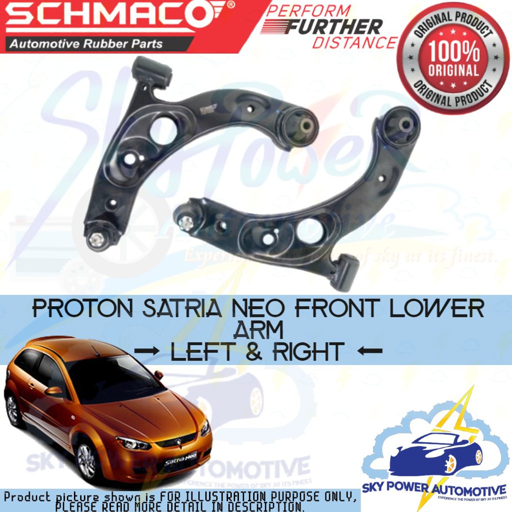 PROTON SATRIA NEO SCHMACO LOWER ARM (FRONT LEFT & RIGHT) | Shopee Malaysia