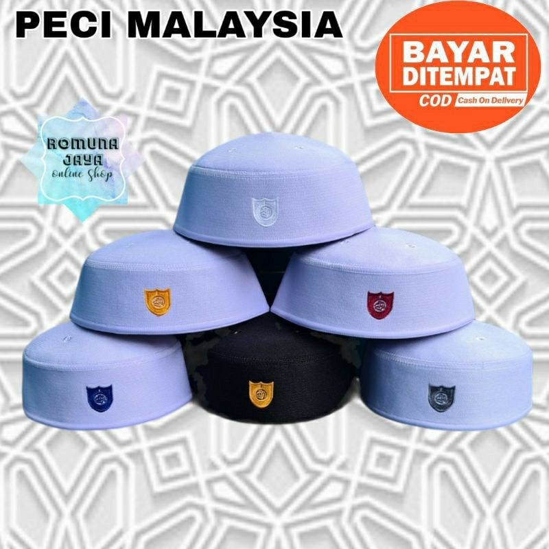 Peci/peci malaysia/peci malaisia logo/songkok/kopiah/peci adult ...