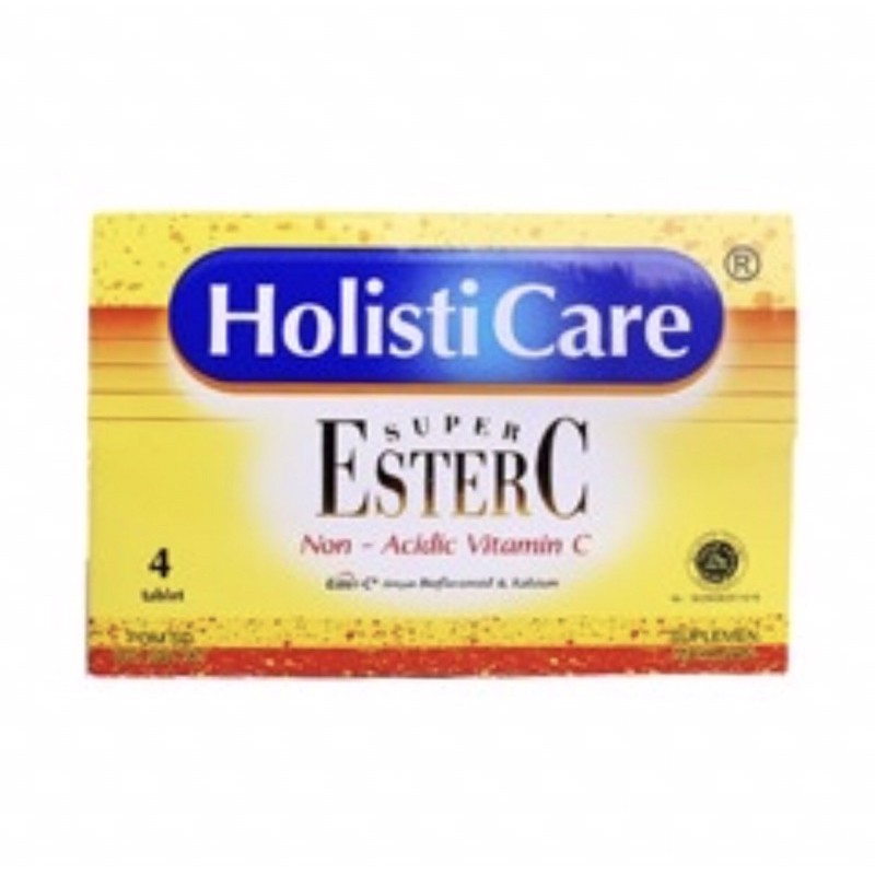 Ester C HOLISTICARE STRIP 4 Tablets VITAMIN C MULTIVITAMIN | Shopee ...
