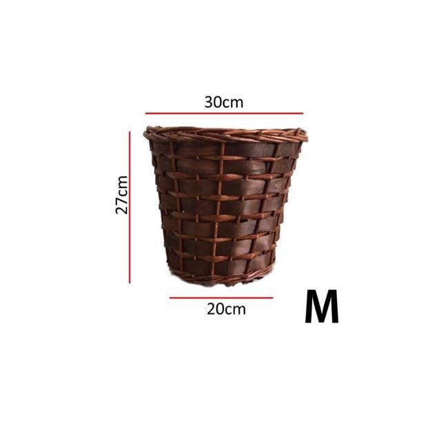 🔥[READY STOCK]🔥Pasu Pokok Bunga Rotan Rattan Bakul Rotan Artificial ...