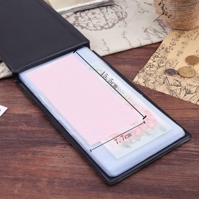 Banknote Currency Collection Album Paper Money Pocket Holders 20 ...