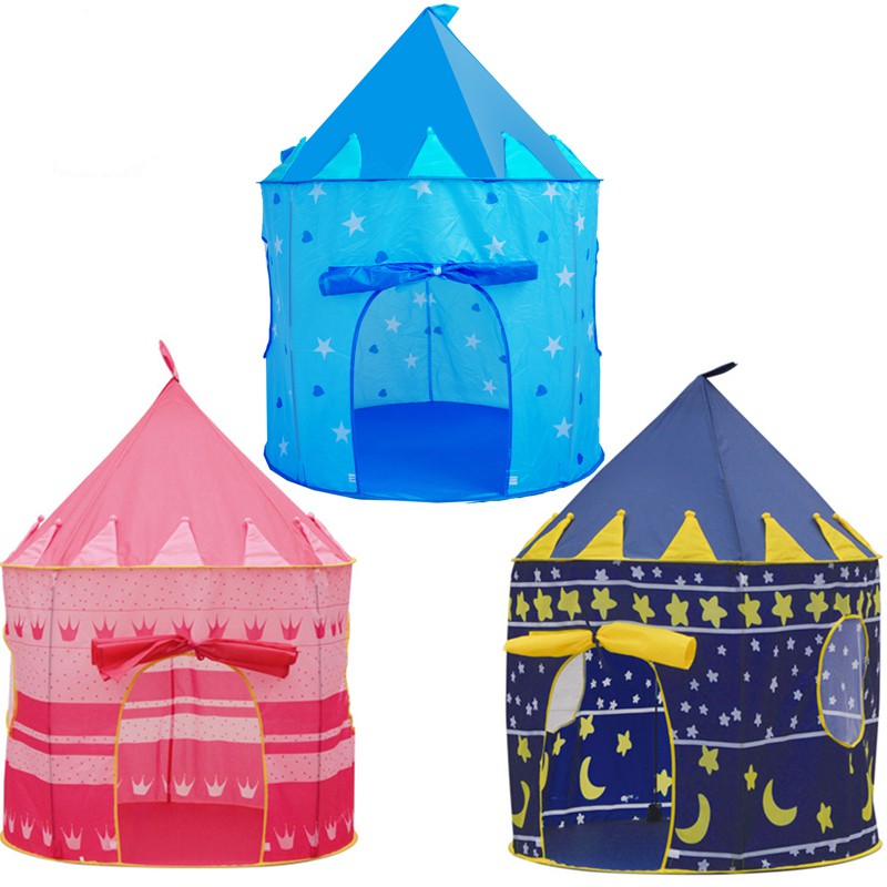 Castle Indoor Crawling House Children's Toys Tent Game House | Shopee ...