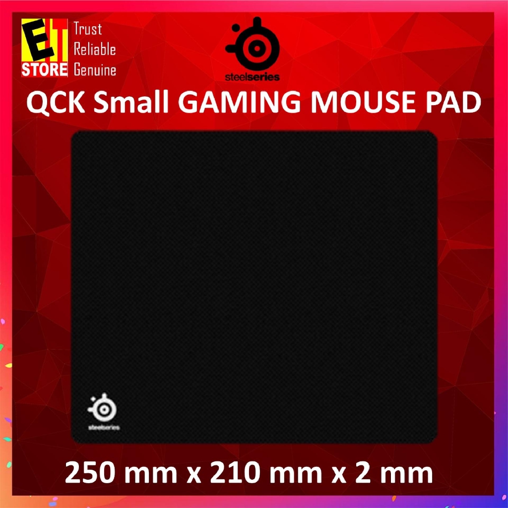 STEELSERIES QCK MINI GAMING MOUSE PAD BLACK- 63005 SIZE 250x210x2mm ...