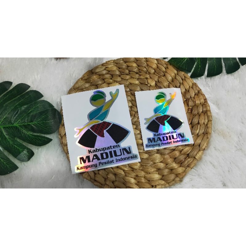 Madiun Village pesilat stickers, hologram material, motorbike stickers ...
