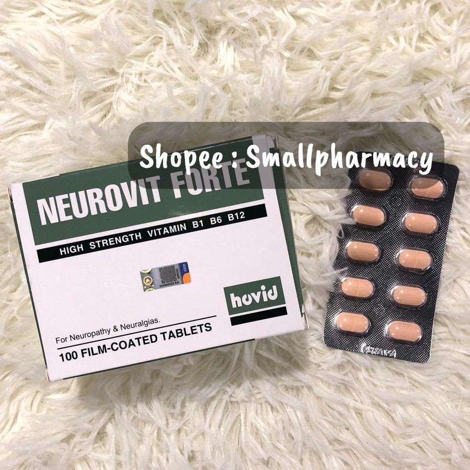 NEUROVIT FORTE TABS 100s - Vitamin B1, B6 , B12 NEU31 | Shopee Malaysia