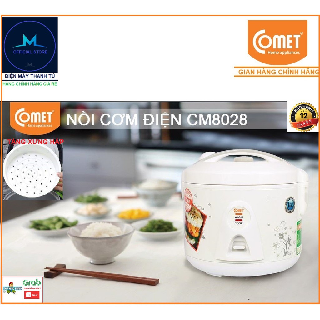 CM8028 - COMET 1.2L ELECTRIC COOKER (3-4 PEOPLE EATING) | Shopee Malaysia