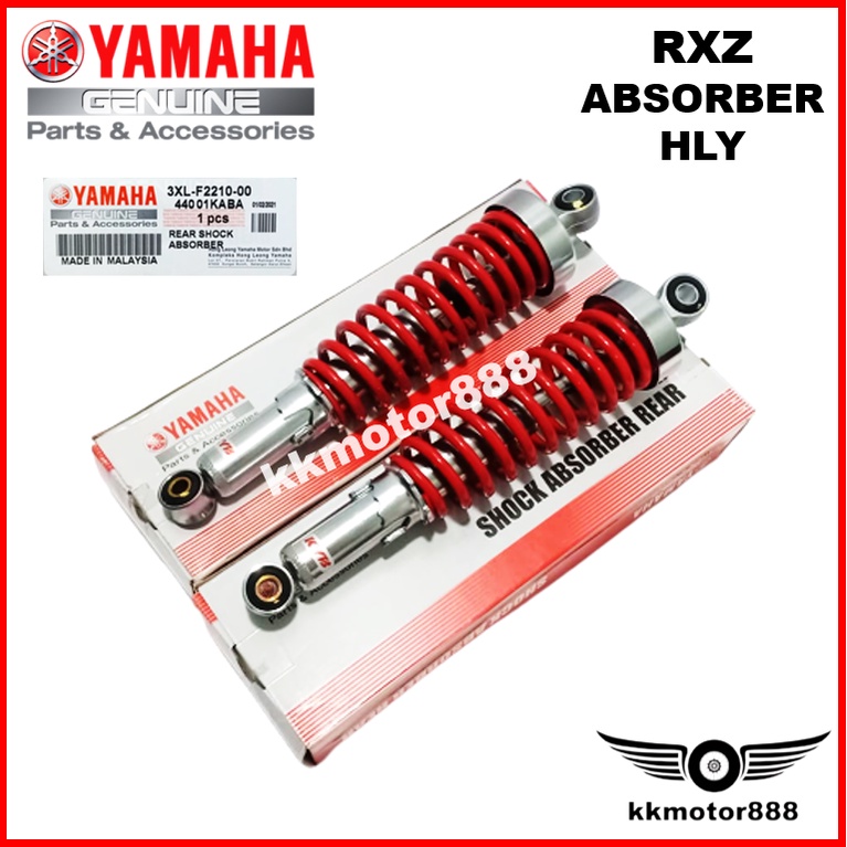 (100% ORIGINAL HLY !!!) ABSORBER YAMAHA RXZ KYB HLY SEPASANG (310MM ...