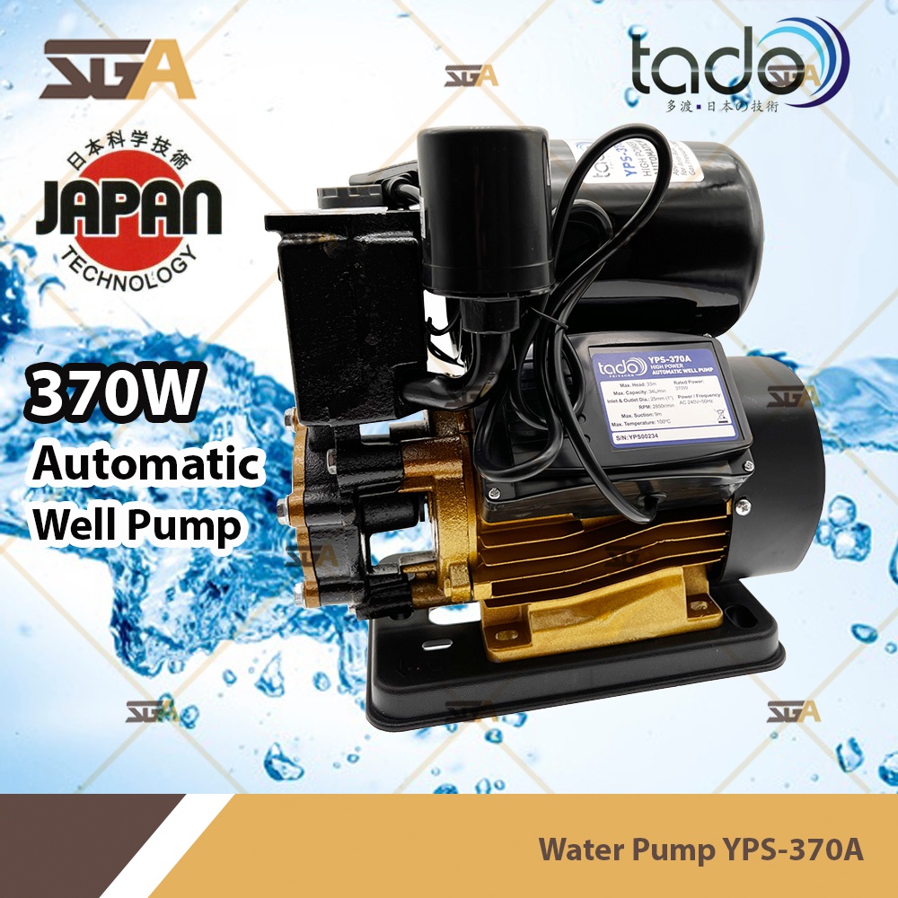 TADO YPS-370A 370W High Power Automatic Well Pump Water Pump | Shopee Malaysia