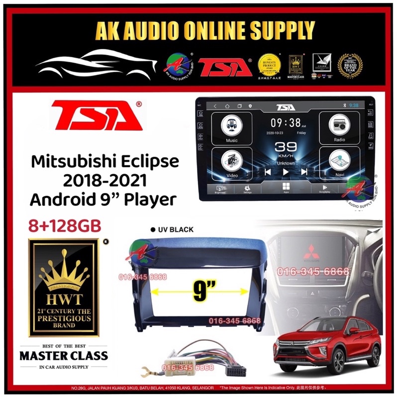 🎁Free AHD Camera🎁 8Ram + 128GB DSP 4G Carplay TSA Mitsubishi Eclipse ...