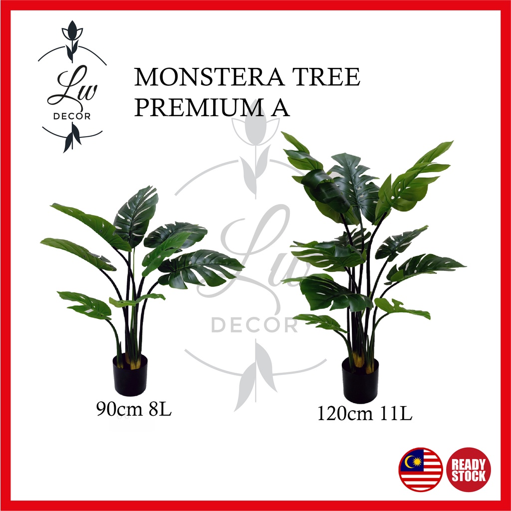 LWDECOR Pokok Hiasan Dalam Rumah Artificial Plant MONSTERA PLANT ...