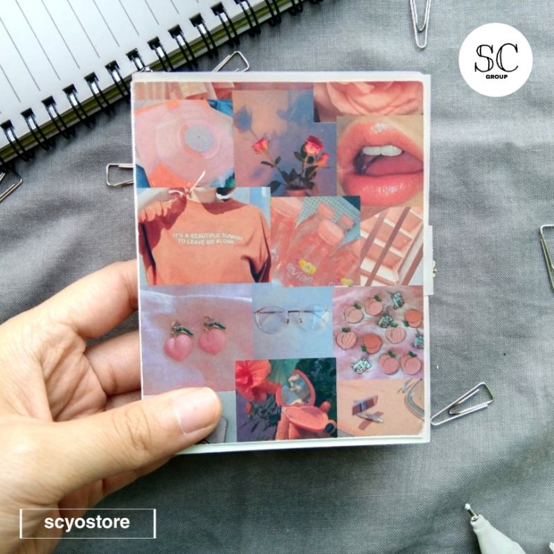 Diary Book Aesthetic Mini A6 BEAUTYFULL SUNDAY Colored Diary Book ...