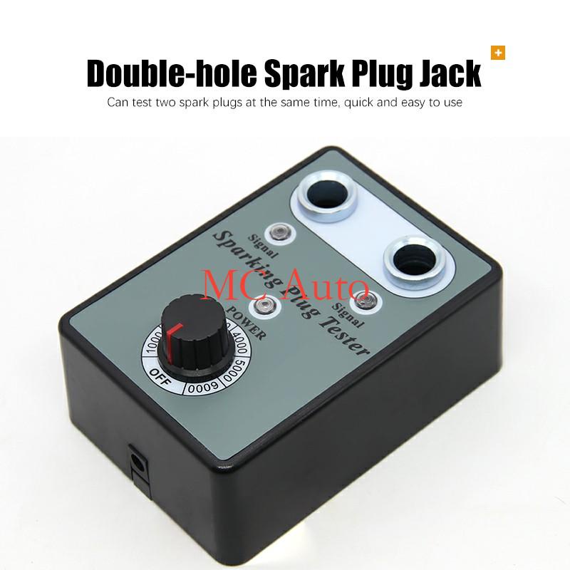 👍🏻Quality👍🏻 Car Spark Plug Tester with Adjustable Double Hole Detector ...