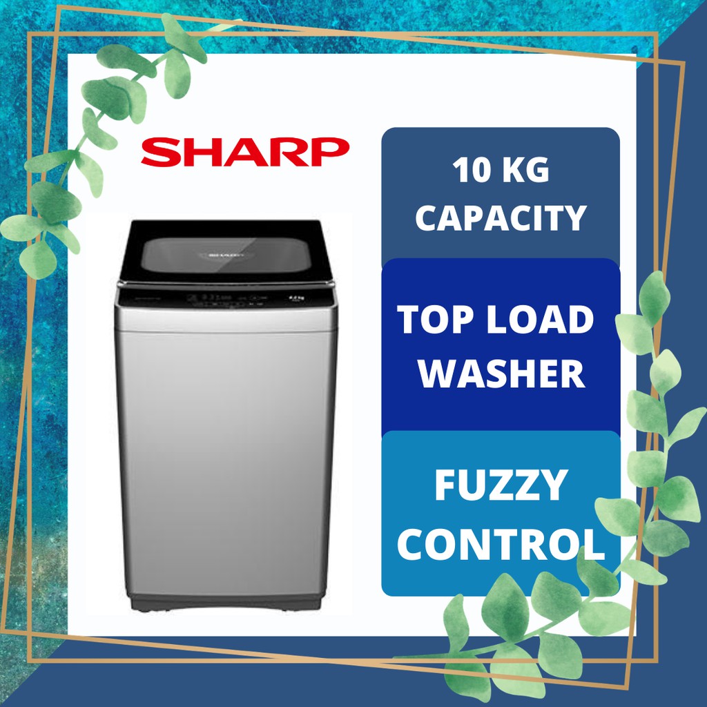 SHARP 10KG TOP LOAD WASHING MACHINE ESX1168 | Shopee Malaysia