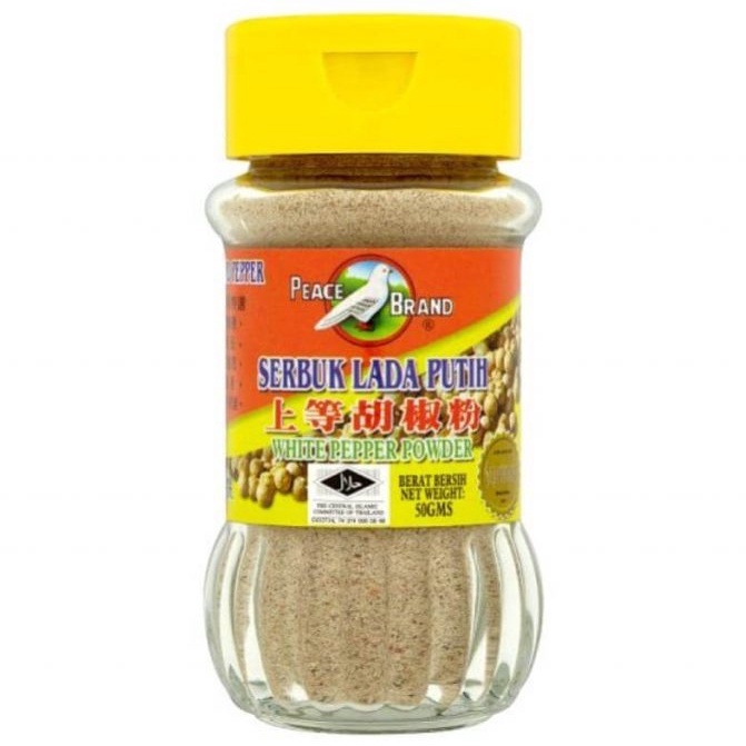 PEACE BRAND WHITE PEPPER POWDER 50G | Shopee Malaysia