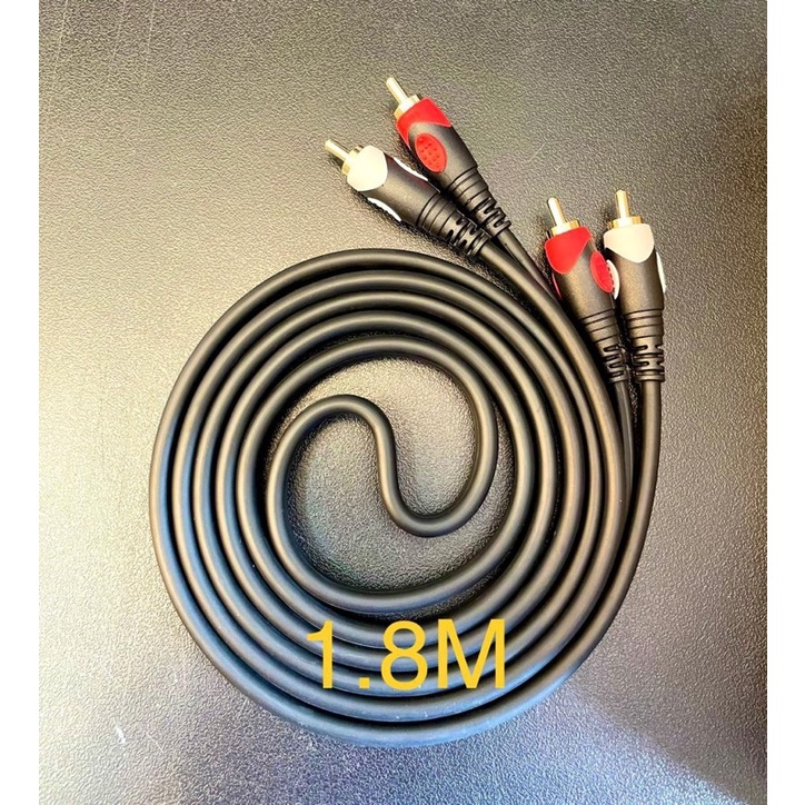 High Performance and Extra Thick 2 RCA to 2 RCA OFC Cable (1.8M/3M/5M) | Shopee Malaysia