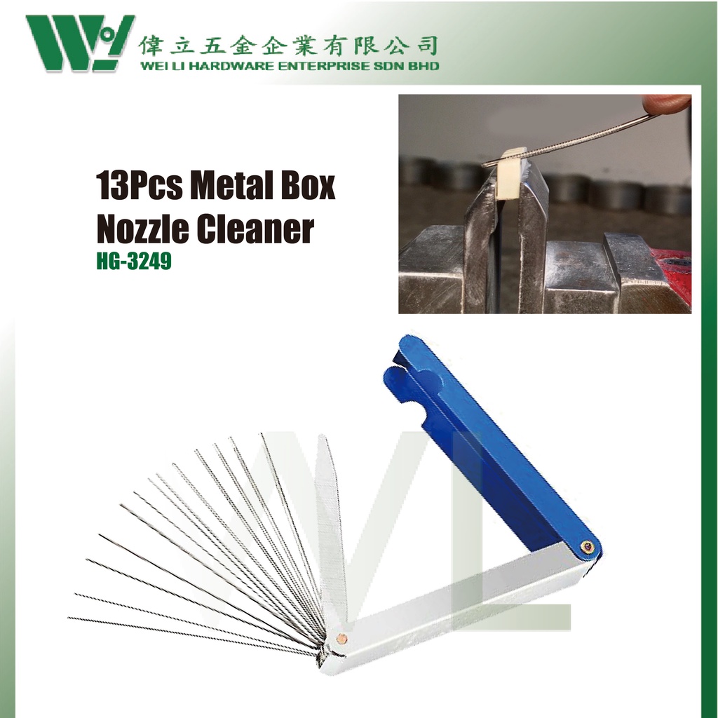 13Pcs Metal Box Nozzle Cleaner / tip cleaner / use for cleaner drill ...